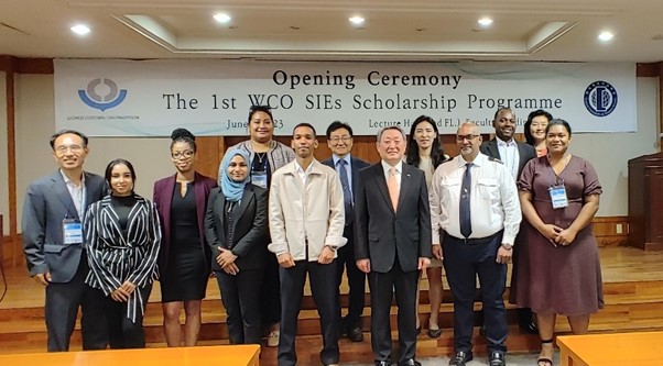 Launch of the First WCO Small Island Economies Scholarship Programme at ...